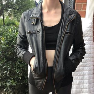 Miss Posh | Jackets & Coats | Miss Posh Faux Leather Jacket | Poshmark